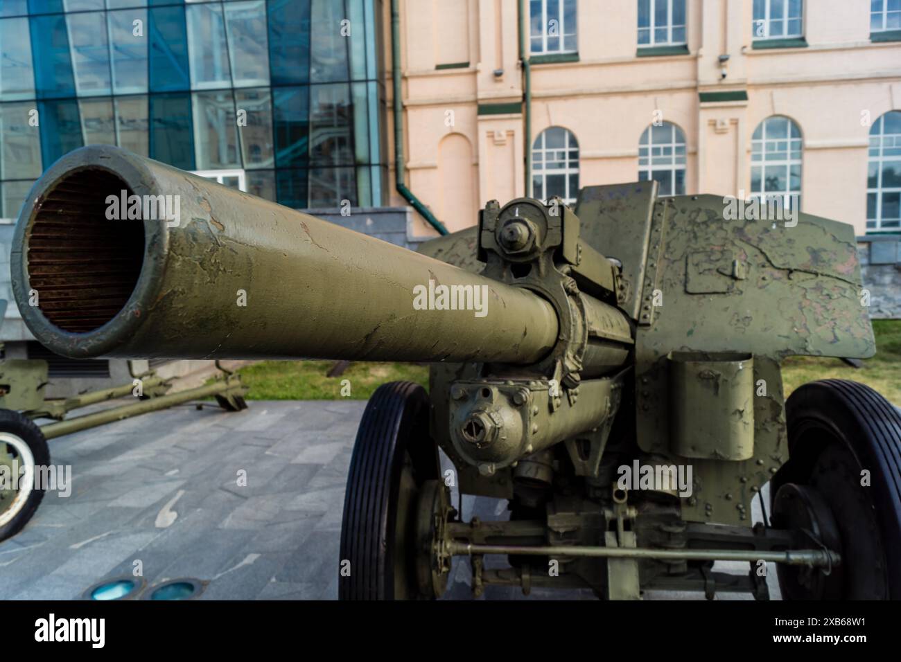 Kharkiv, Ukraine, June 10, 2024 Military monument in downtown Kharkiv ...