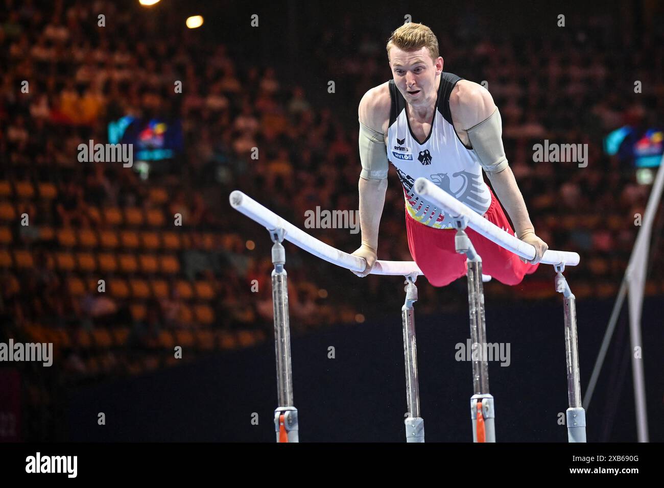 Nils Dunkel (Germany). Artistic Gymnastics, Men's Parallel bars ...