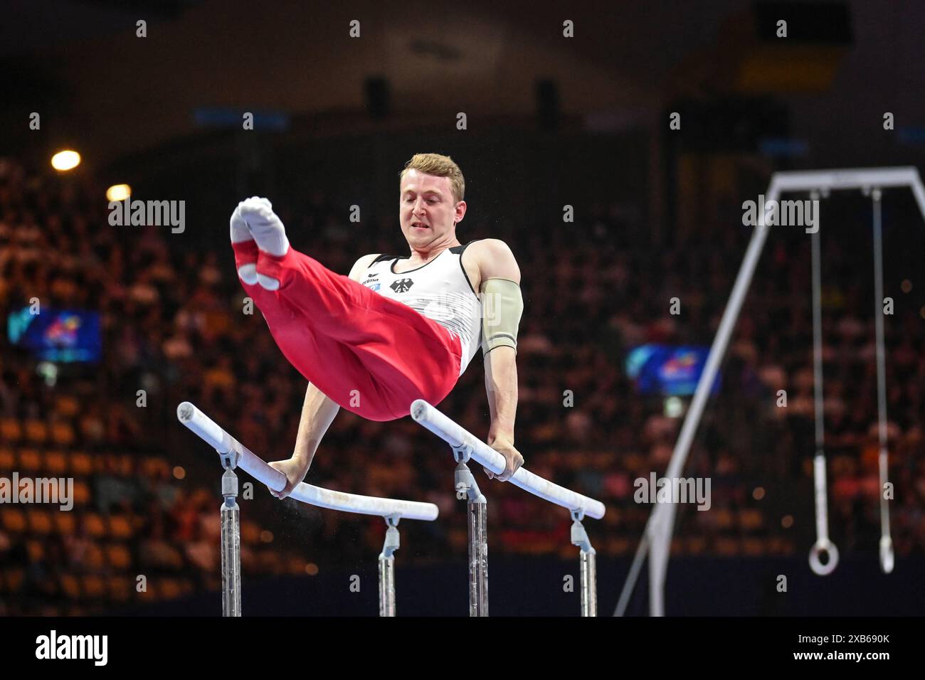 Nils Dunkel (Germany). Artistic Gymnastics, Men's Parallel bars ...