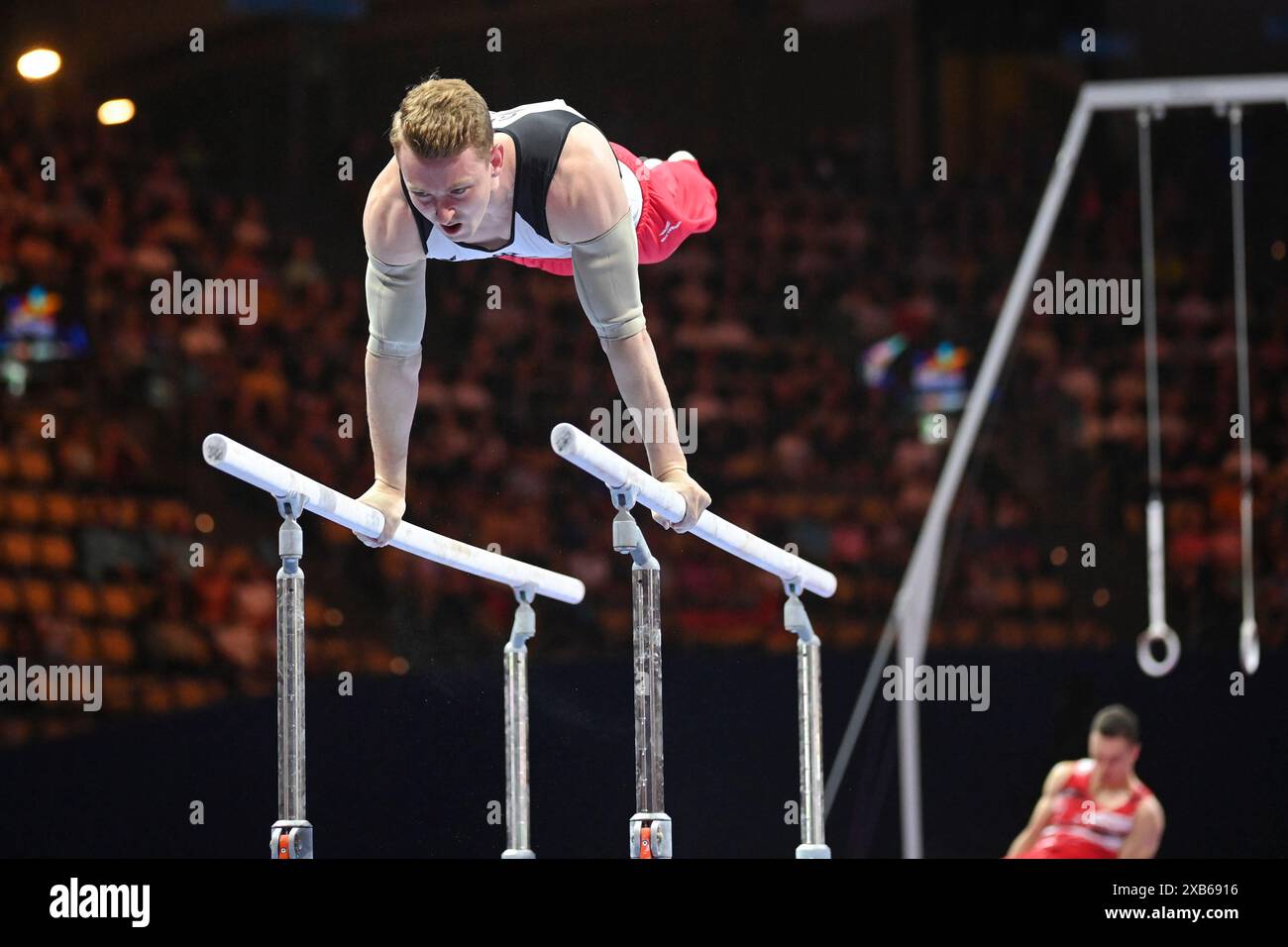Nils Dunkel (Germany). Artistic Gymnastics, Men's Parallel bars ...