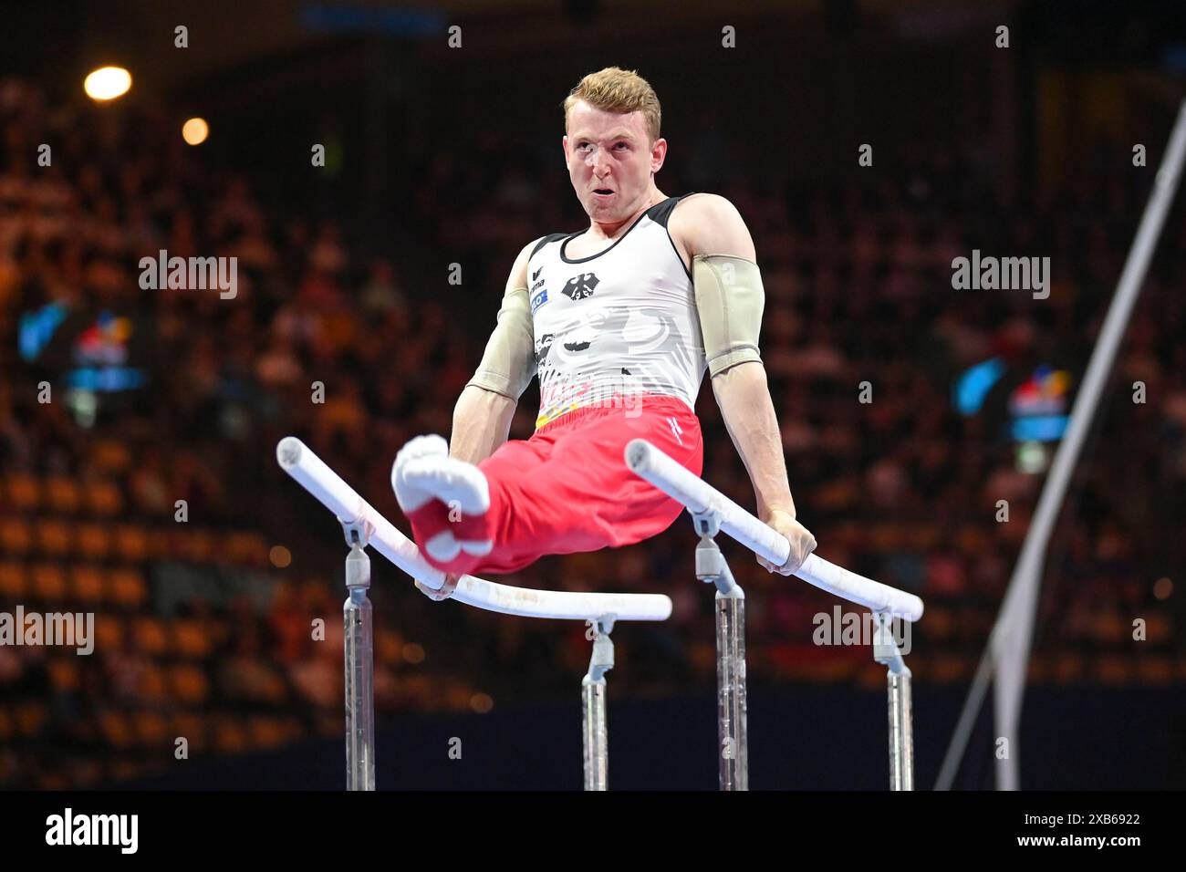 Nils Dunkel (Germany). Artistic Gymnastics, Men's Parallel bars ...