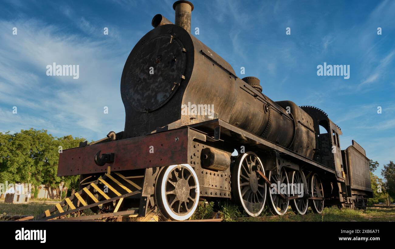 Old Steam train - abandoned Stock Photo - Alamy