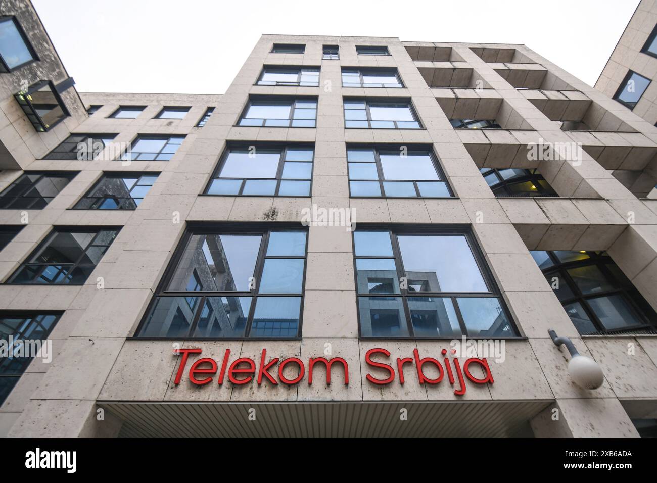 Telekom Srbija headquarters in New Belgrade. Serbia Stock Photo - Alamy