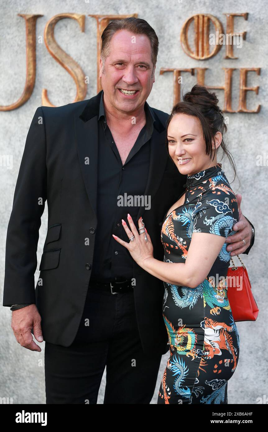 London, UK. 10th June, 2024. David Seaman and Frankie Poultney attend ...