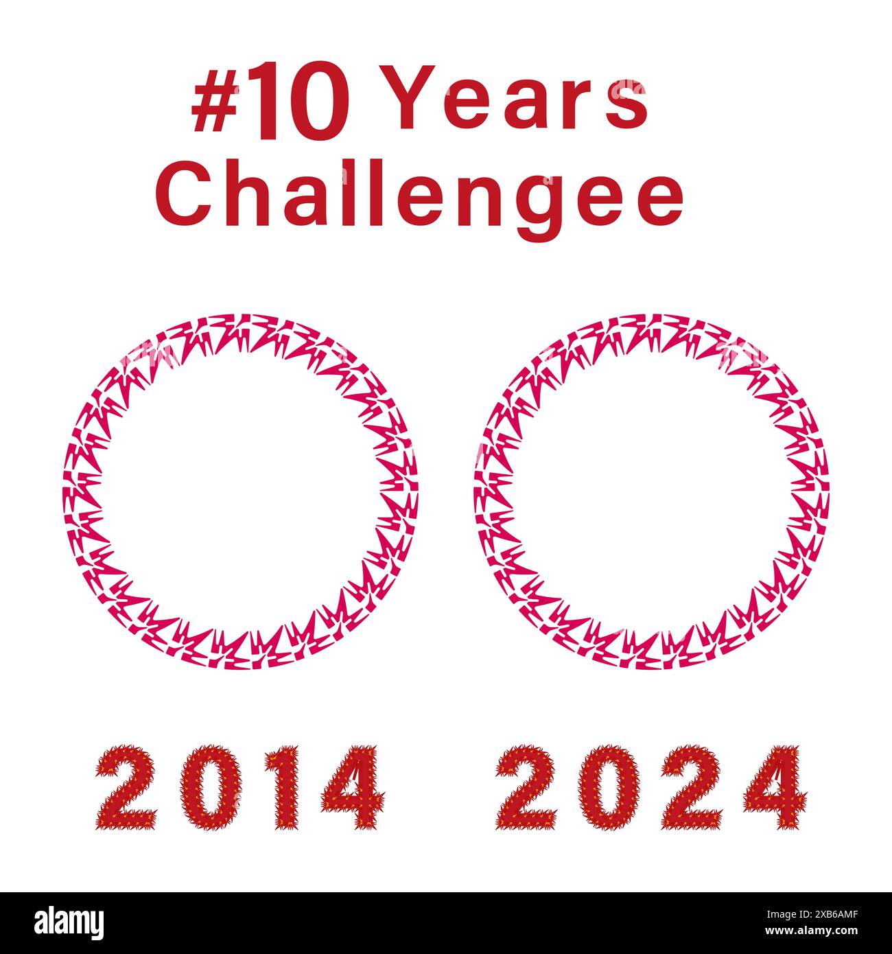 10 Years Challenge Evolution. Year 2014 versus 2024. Decade Progress ...