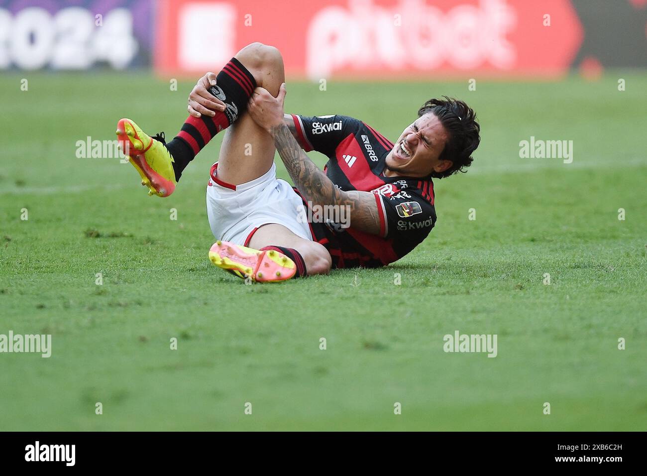 Rio de Janeiro, Brazil, May 11, 2024. Soccer player Pedro of the ...