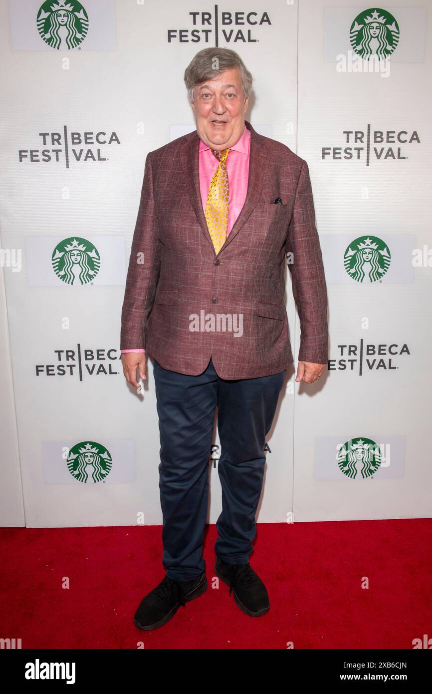 New York, United States. 08th June, 2024. Stephen Fry attends the ...