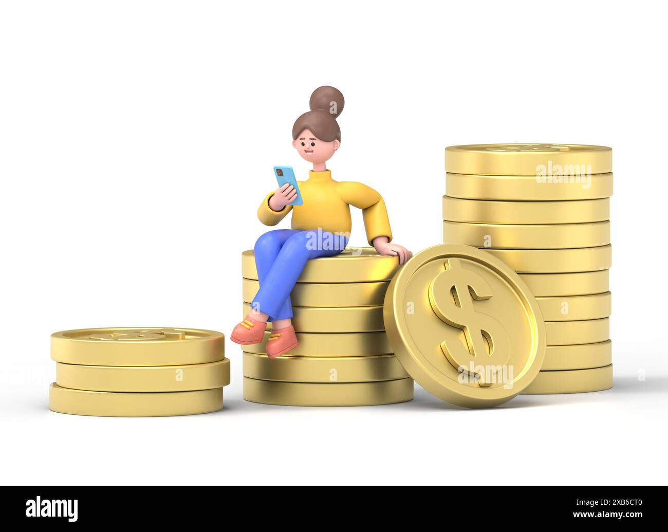 3d character illustration hi-res stock photography and images - Alamy