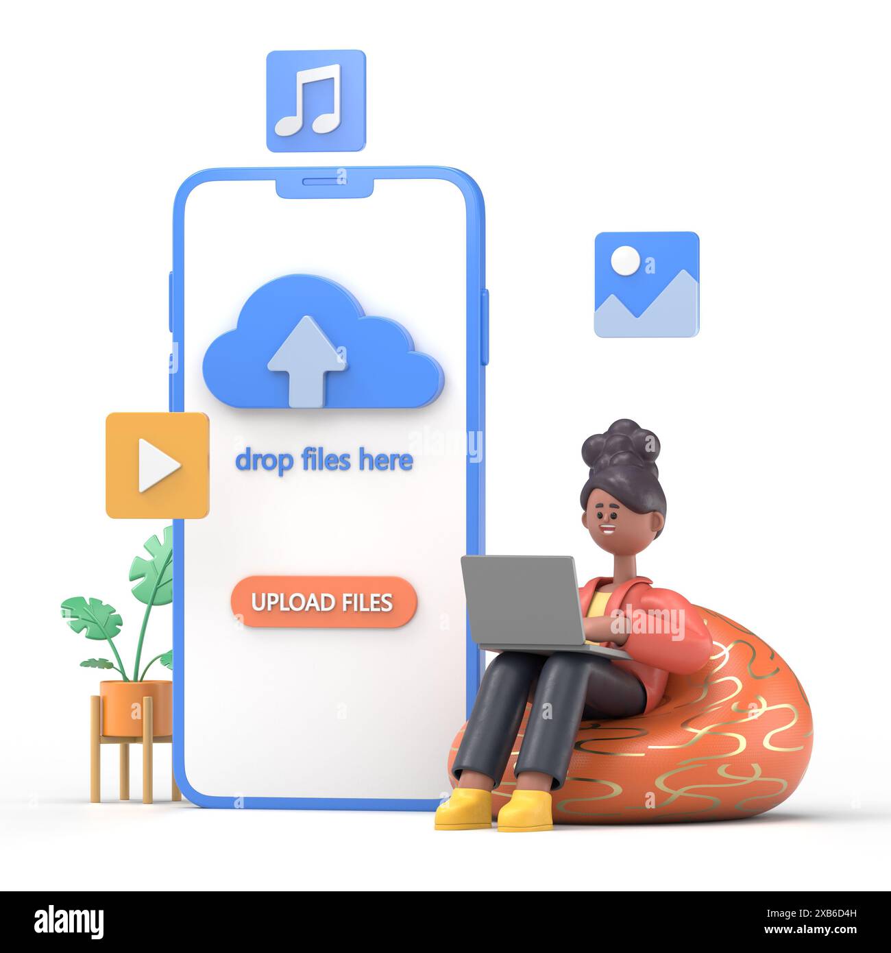 Data center security flat Cut Out Stock Images & Pictures - Alamy