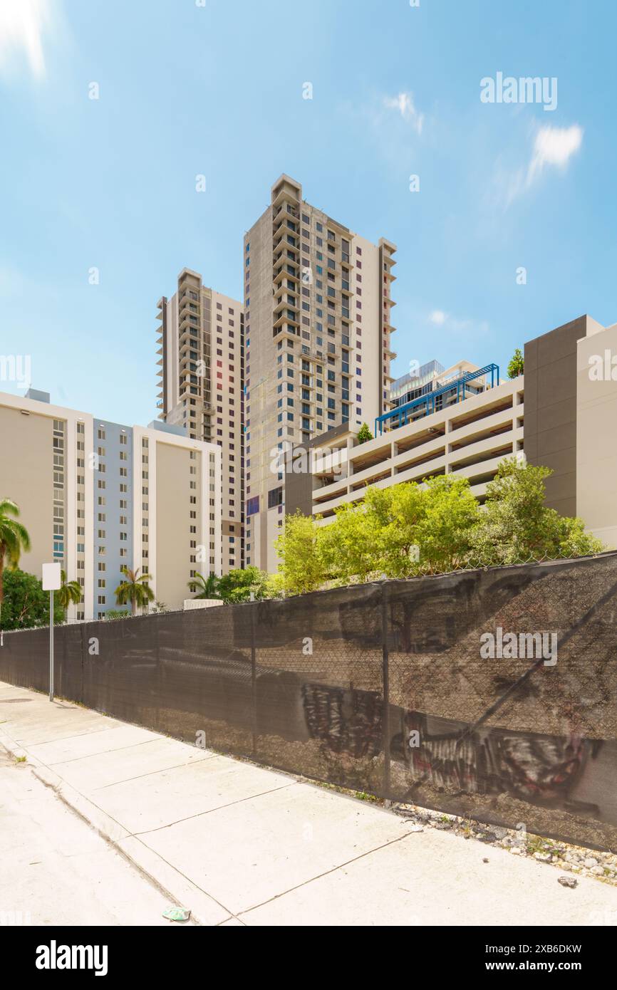 Brickell Miami. Florida highrise towers and land under development ...