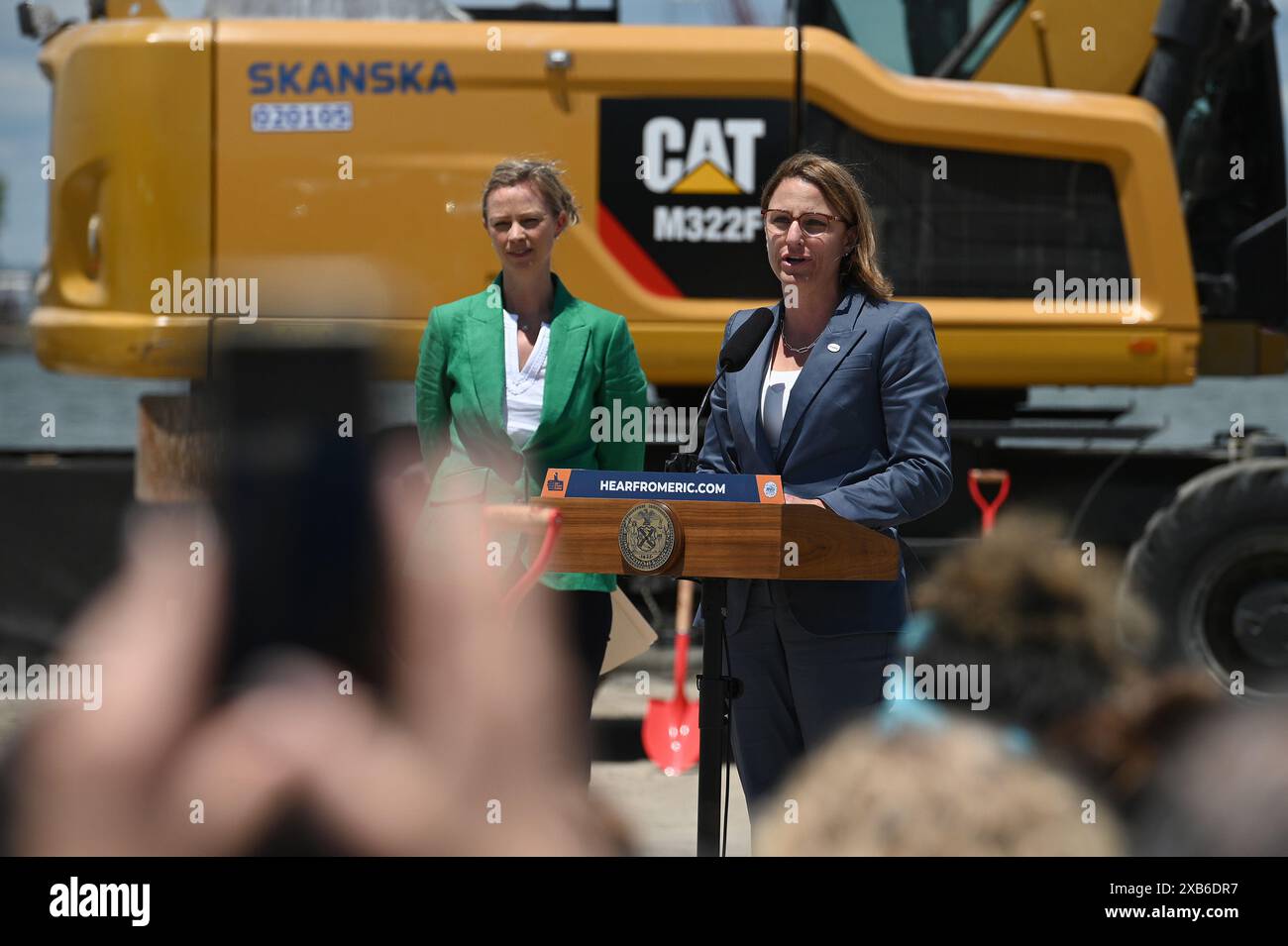 New York, USA. 10th June, 2024. Equinor Renewable Americas President ...