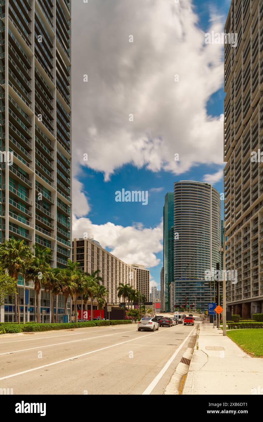 View of Brickell Avenue. Miami, Florida, United States of America 2024 ...