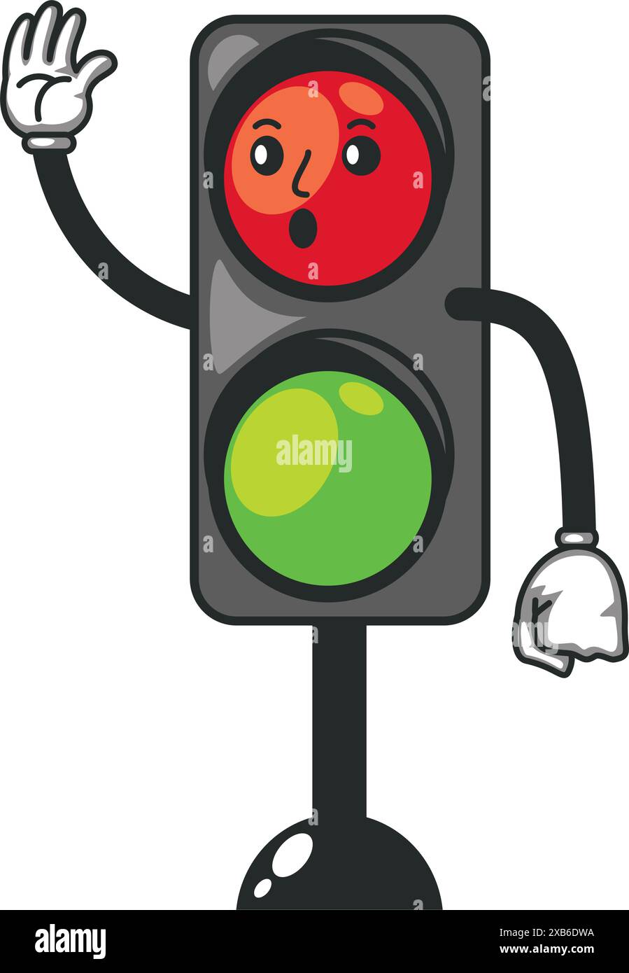 pedestrian traffic light stop Stock Vector Image & Art - Alamy