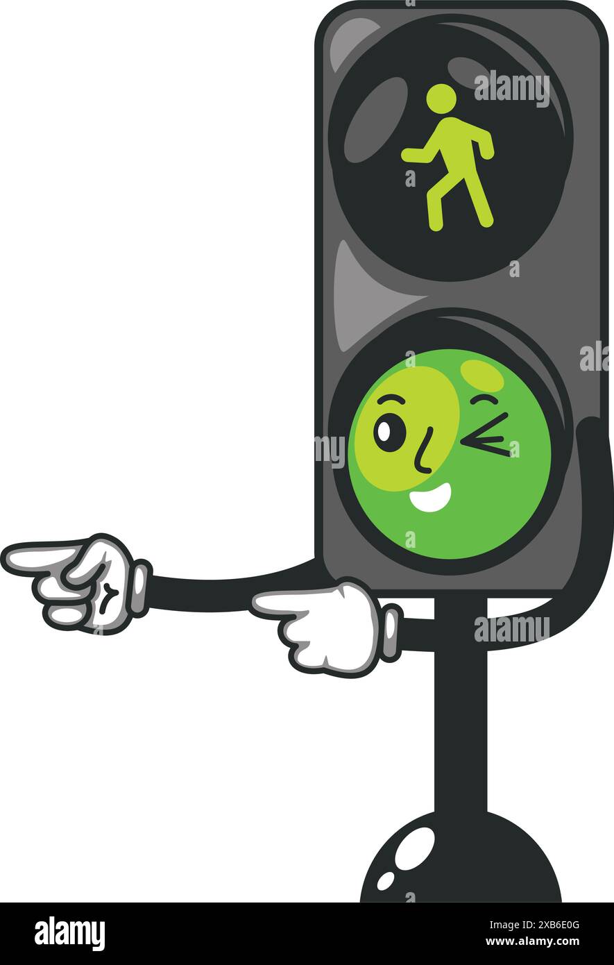 pedestrian traffic light walk go Stock Vector Image & Art - Alamy