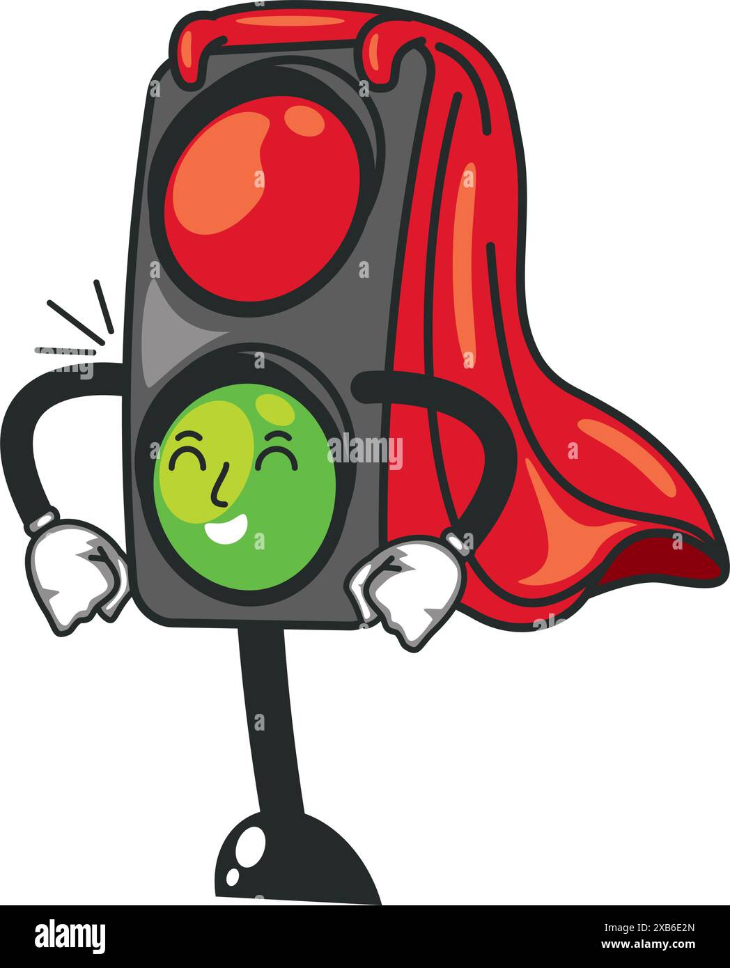 pedestrian traffic light cartoon Stock Vector Image & Art - Alamy
