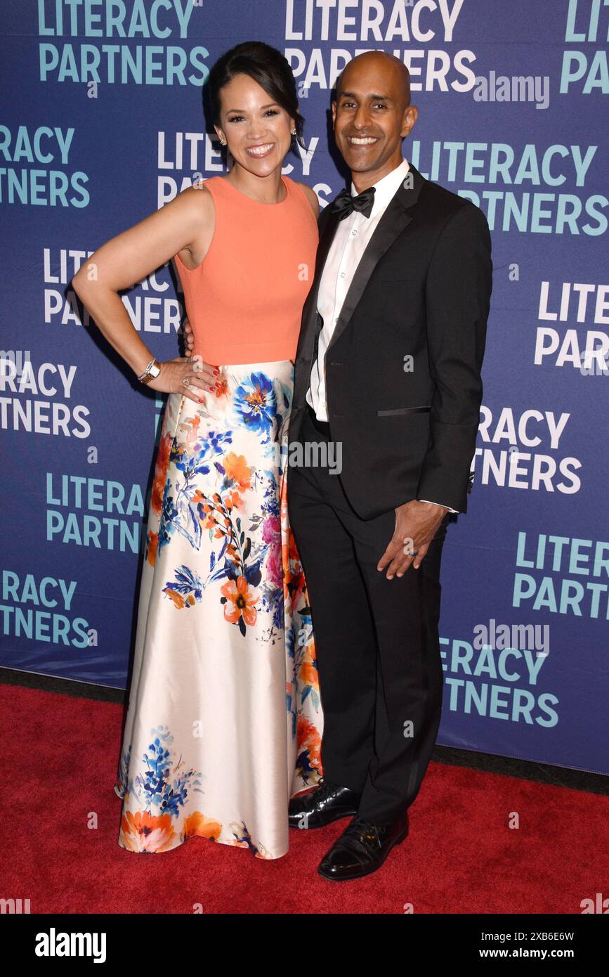 New York, NY, USA. 10th June, 2024. Laura Jarrett and Tony Balkissoon ...