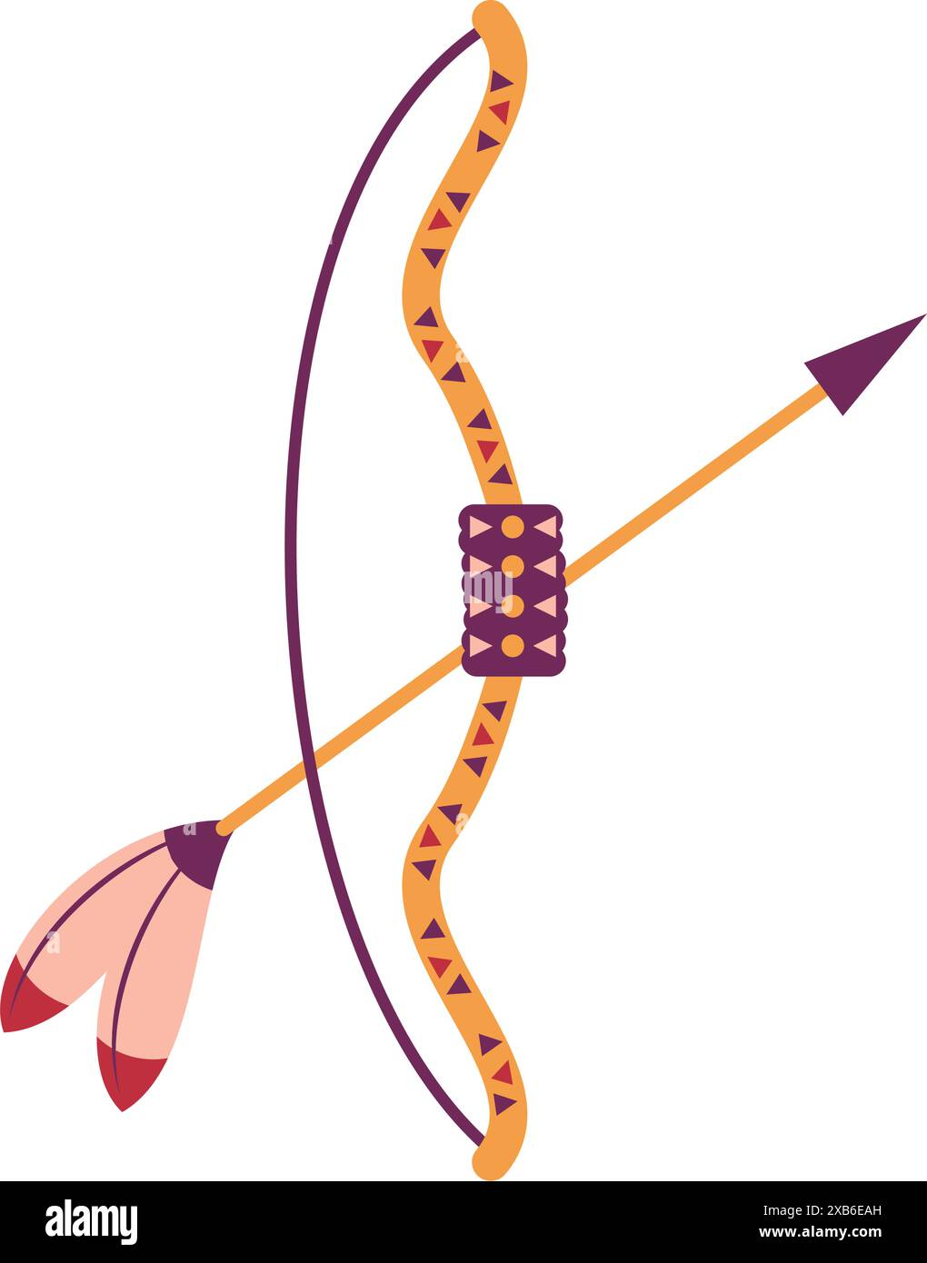 indigenous bow and arrow Stock Vector Image & Art - Alamy