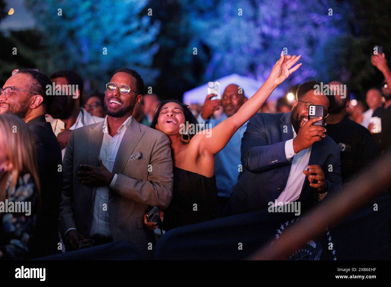 Washington, United States. 10th June, 2024. Guests celebrate during a ...