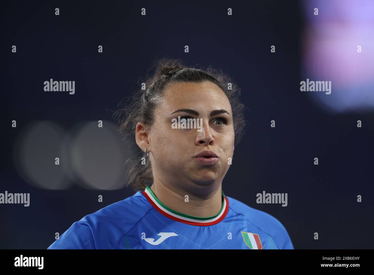 Rome, Italy. 10th June, 2024. Sara Fantini of Italy reacts during the ...