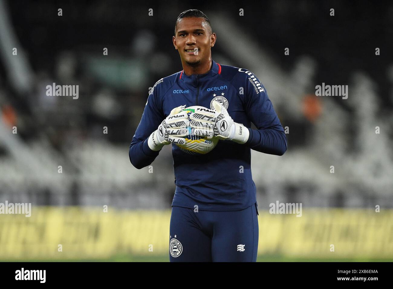 Rio de Janeiro, Brazil, May 5, 2024. Soccer goalkeeper of the Bahia ...
