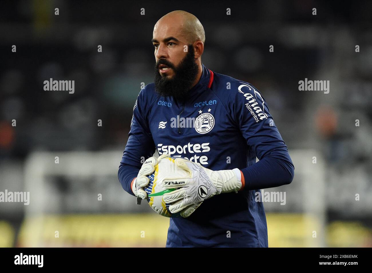 Rio de Janeiro, Brazil, May 5, 2024. Soccer goalkeeper of the Bahia ...