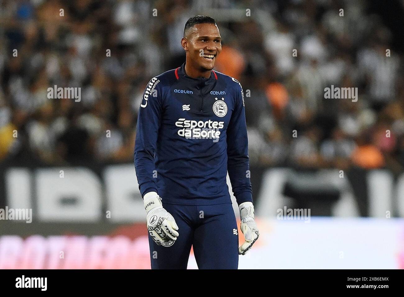 Rio de Janeiro, Brazil, May 5, 2024. Soccer goalkeeper of the Bahia ...