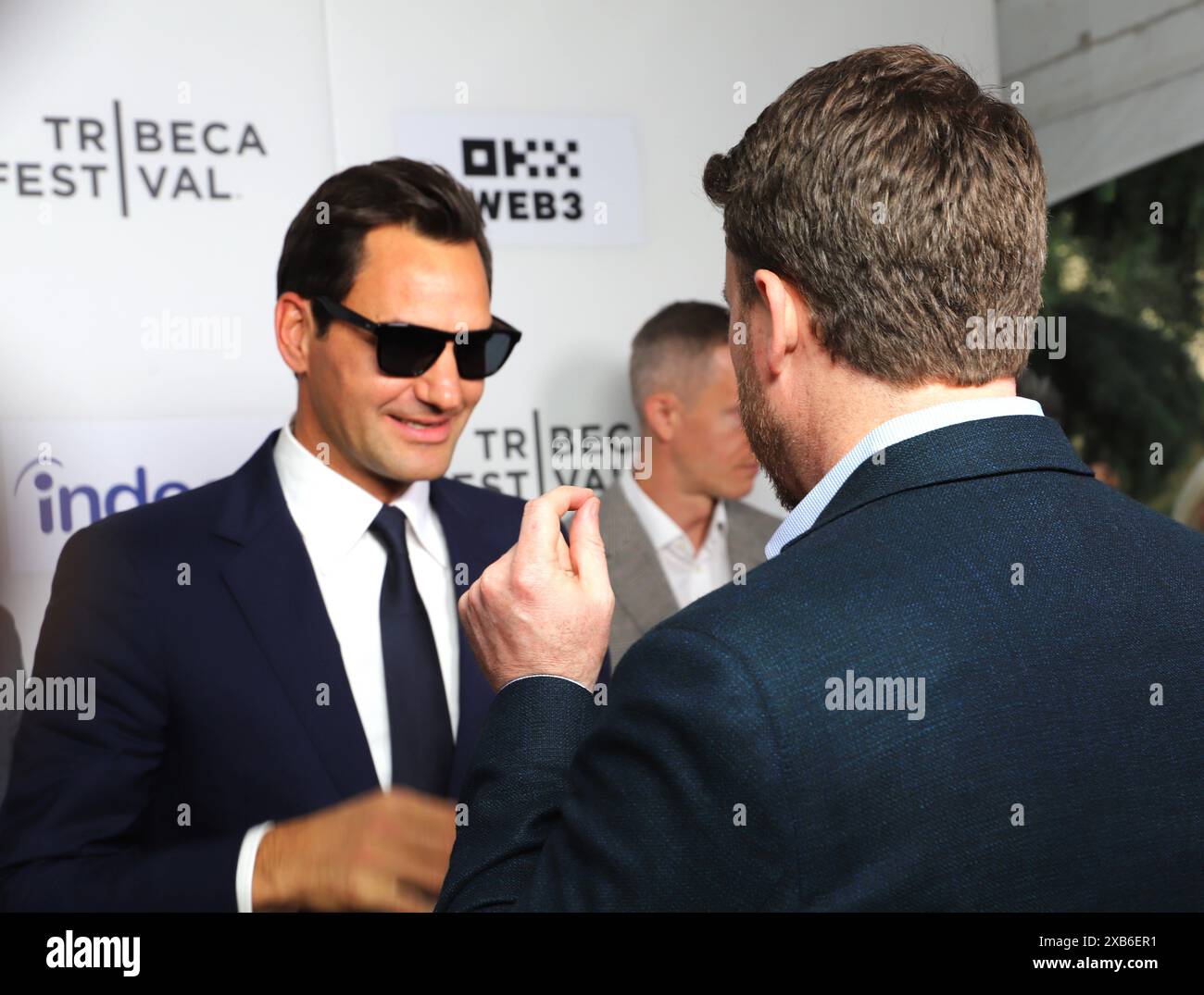 New York, NY. June 10, 2024. Roger Federer attends the world premiere ...