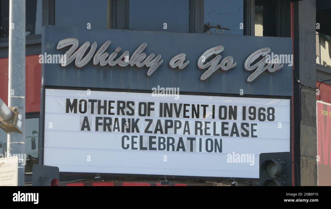 West Hollywood, California, USA 10th June 2024 Frank Zappa Day declared ...