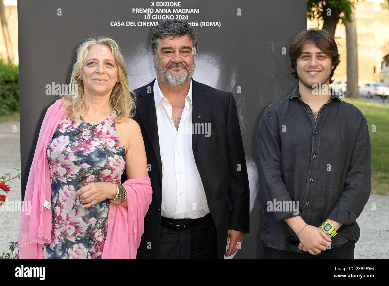 Rome, Italy. 10th June, 2024. Emanuela Rossi (l), Francesco Pannofino ...