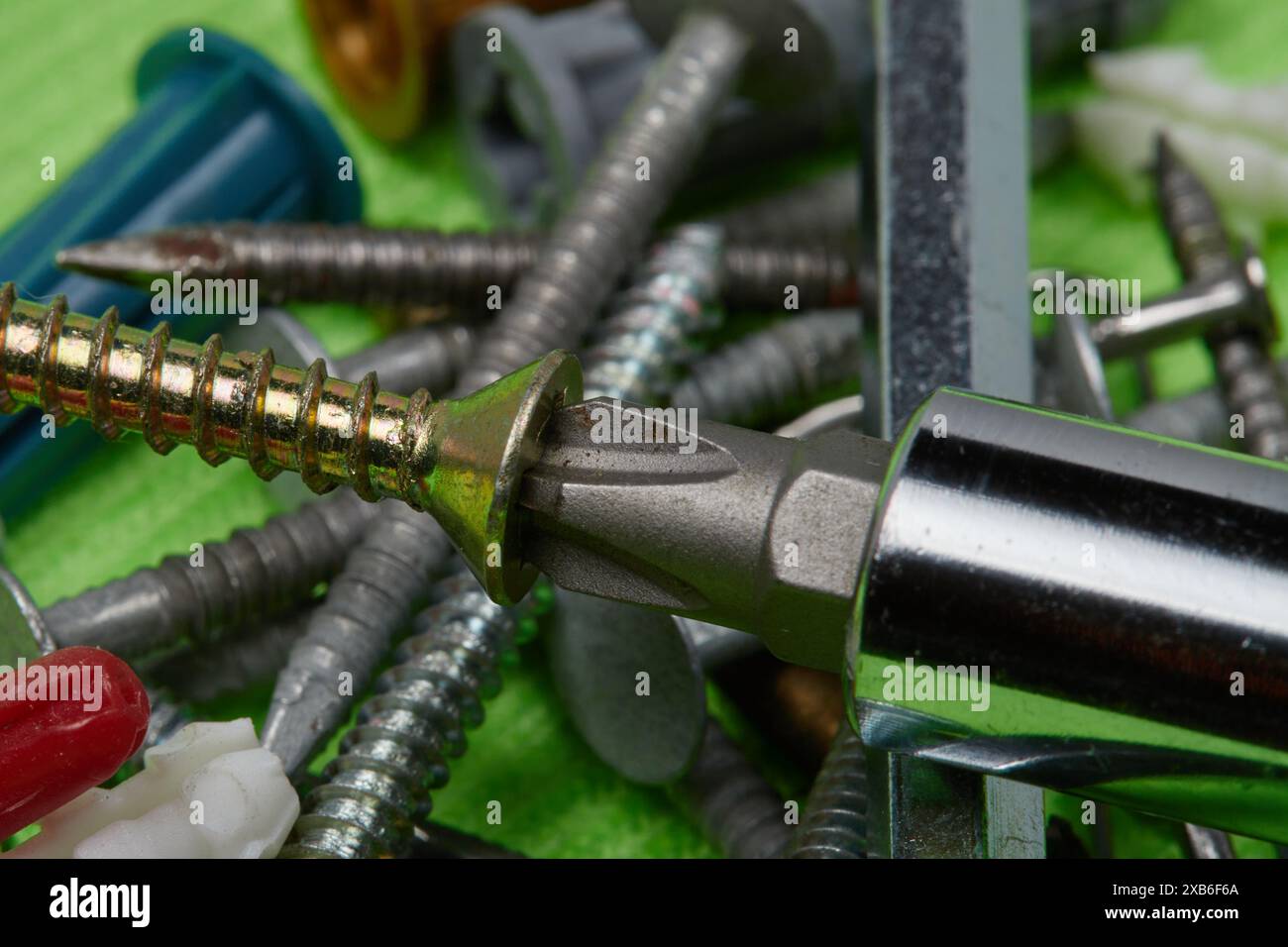 Flat head paper fasteners hi-res stock photography and images - Alamy