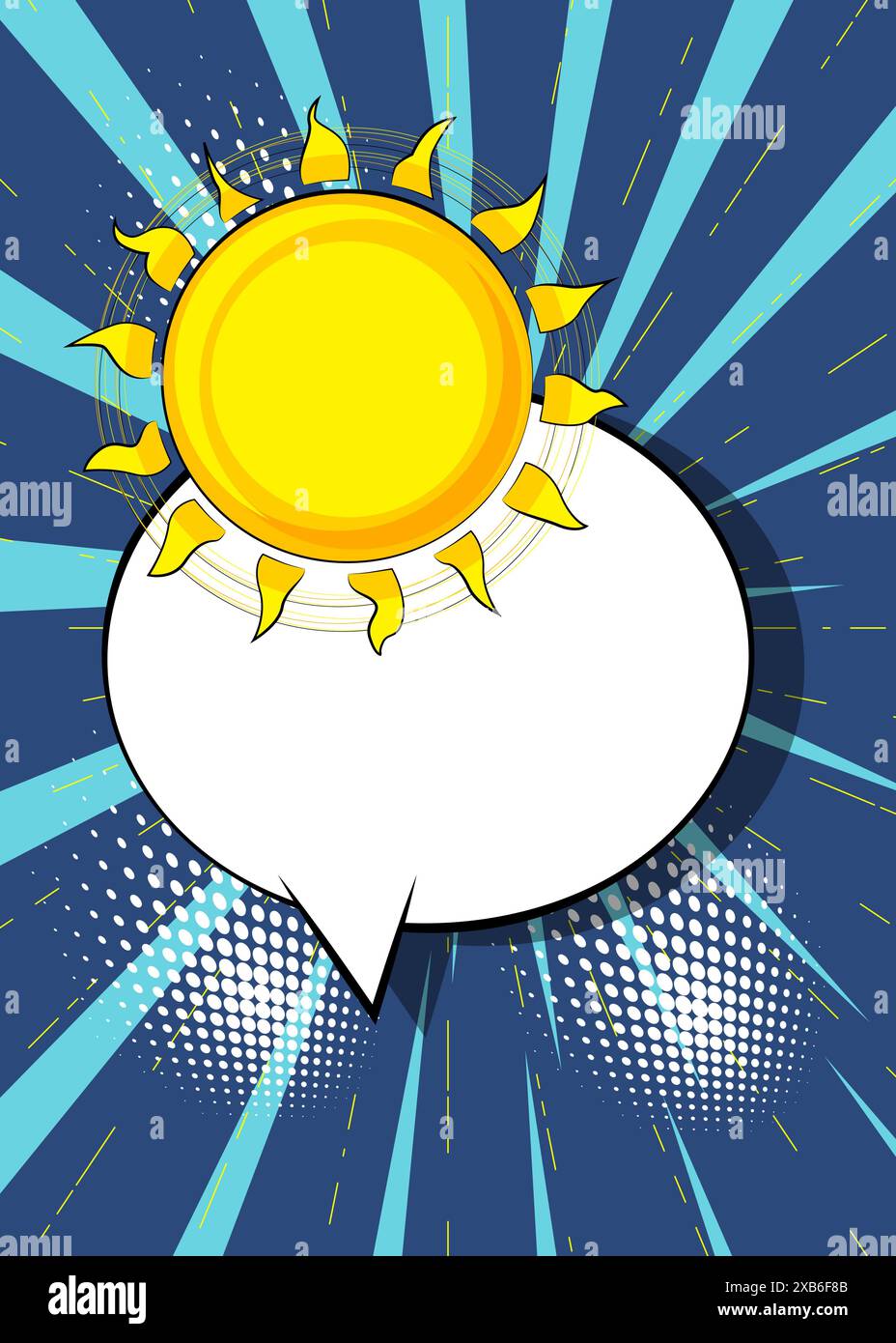 Sunny morning glory Stock Vector Images - Alamy