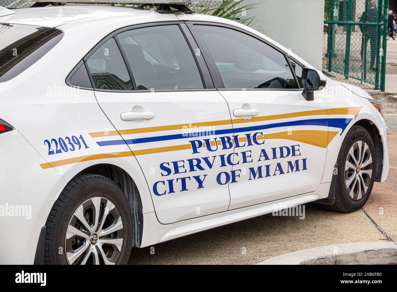 Miami Florida,public service aide vehicle,police department, visitors ...