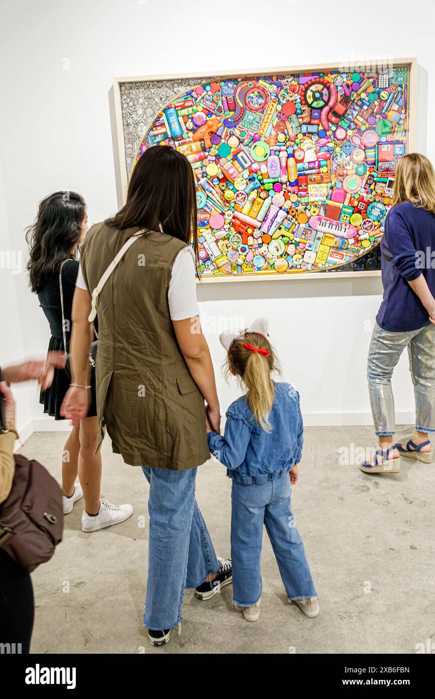 Miami Florida,Art Miami contemporary fair,Art Basel Week,inside ...
