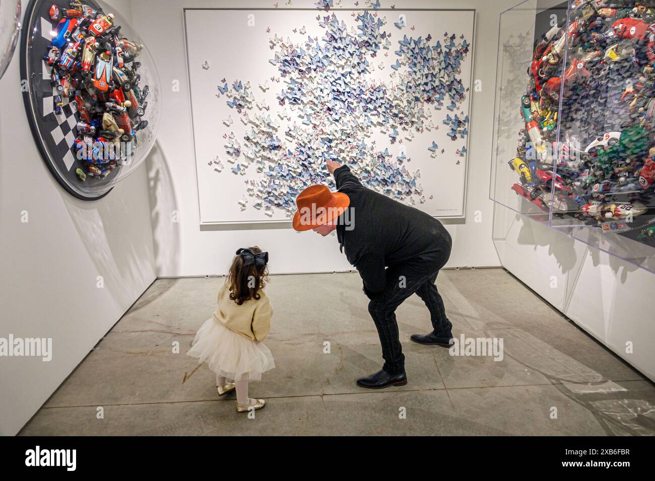 Miami Florida,Art Miami contemporary fair,Art Basel Week,inside ...