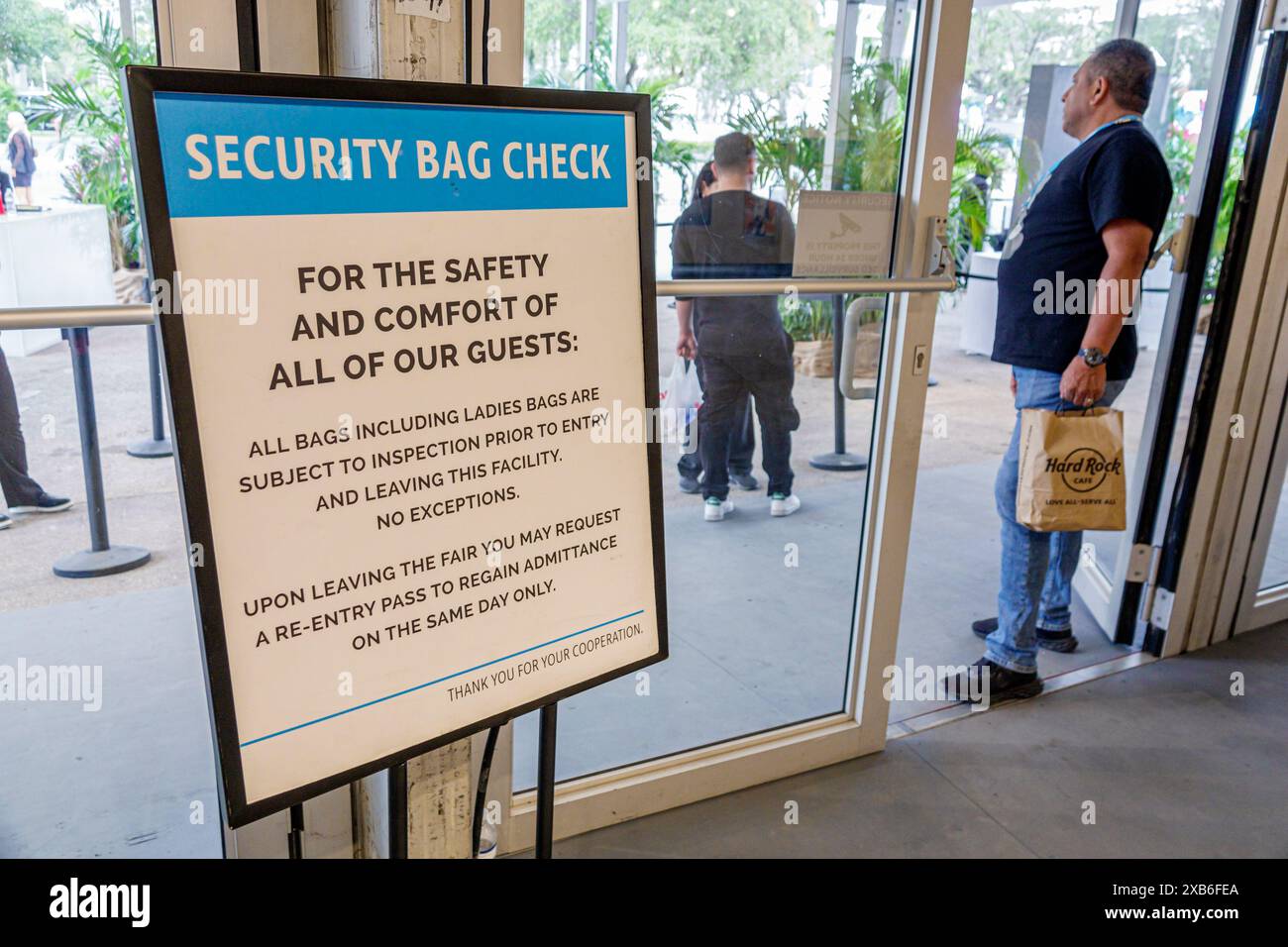 Security bag check us hi-res stock photography and images - Alamy