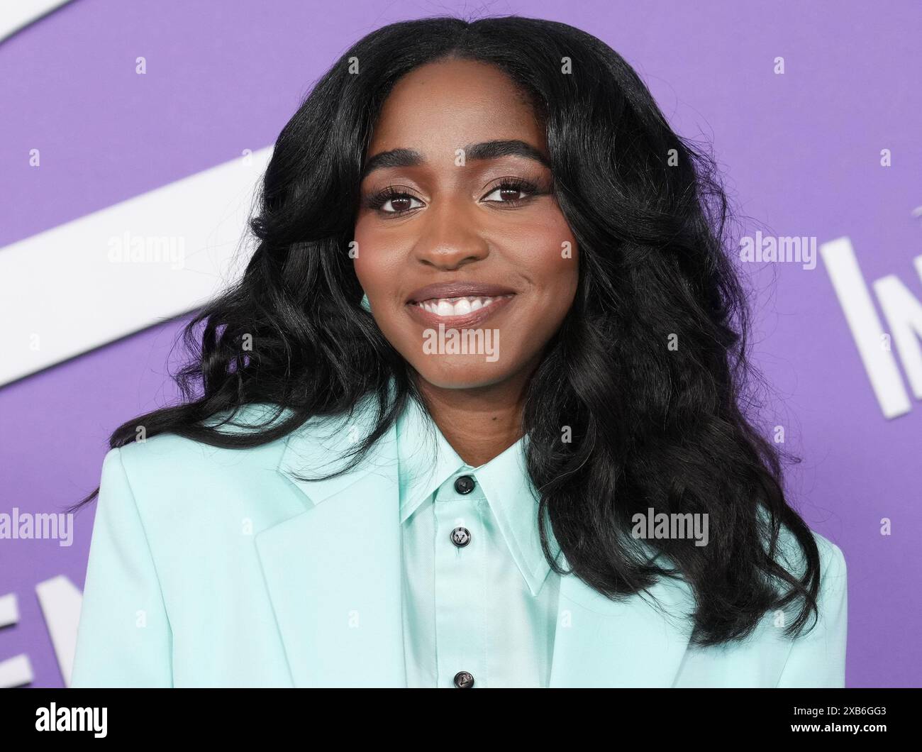 Ayo Edebiri arrives at the Disney And Pixar's INSIDE OUT 2 World ...