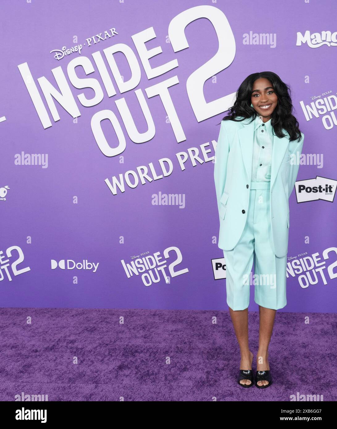 Ayo Edebiri arrives at the Disney And Pixar's INSIDE OUT 2 World ...