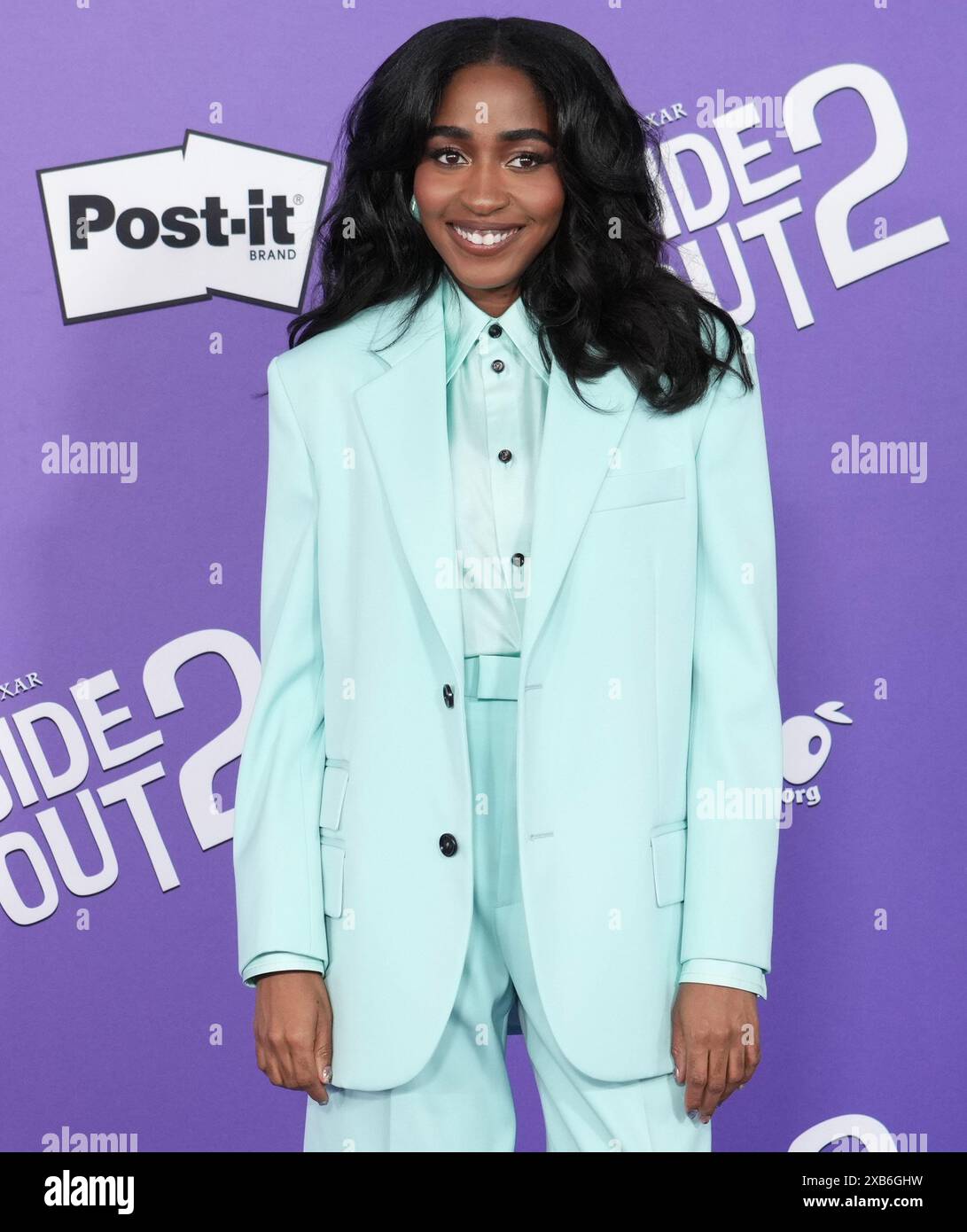 Ayo Edebiri arrives at the Disney And Pixar's INSIDE OUT 2 World ...