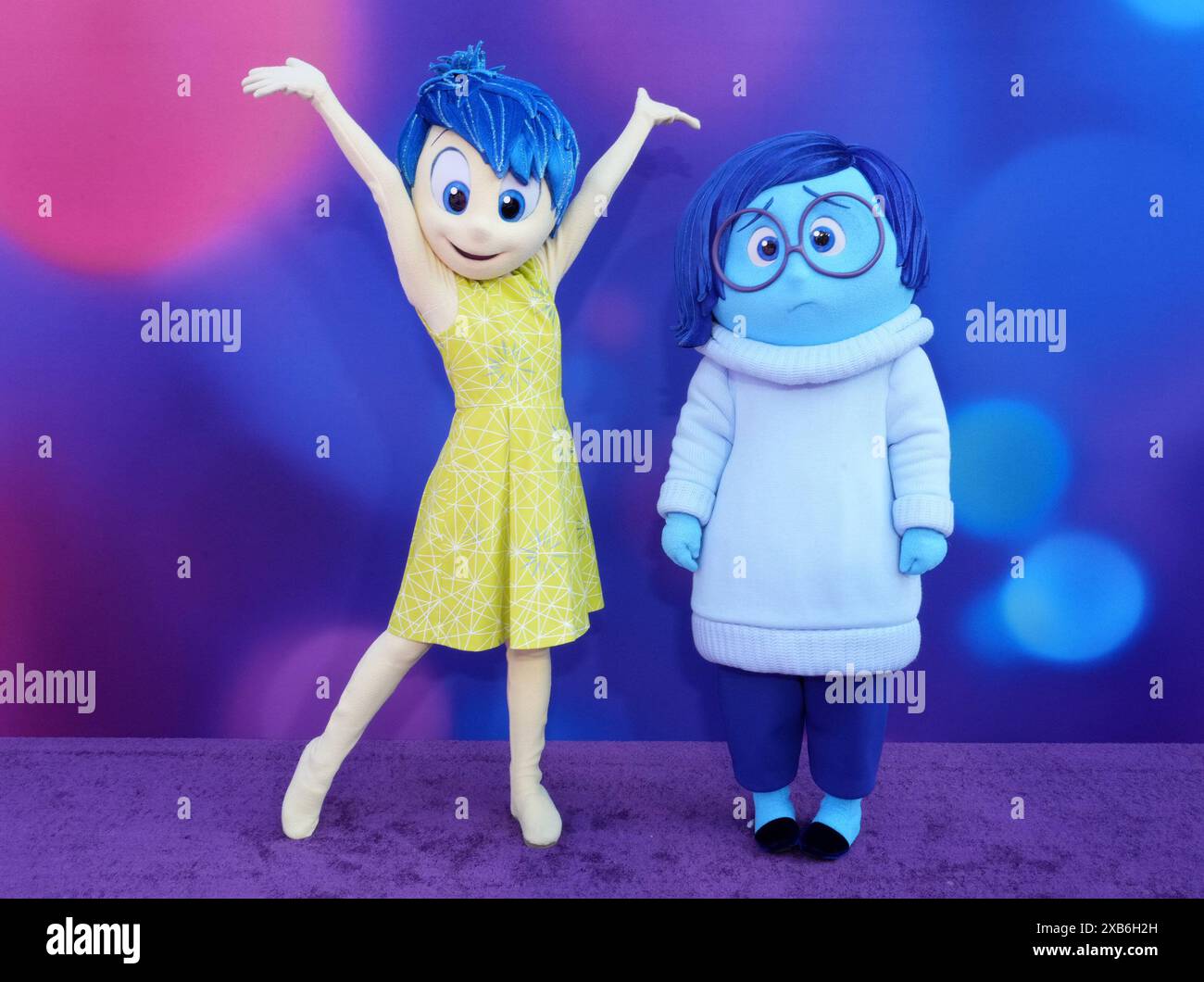 Characters at the Disney And Pixar's INSIDE OUT 2 World Premiere held ...