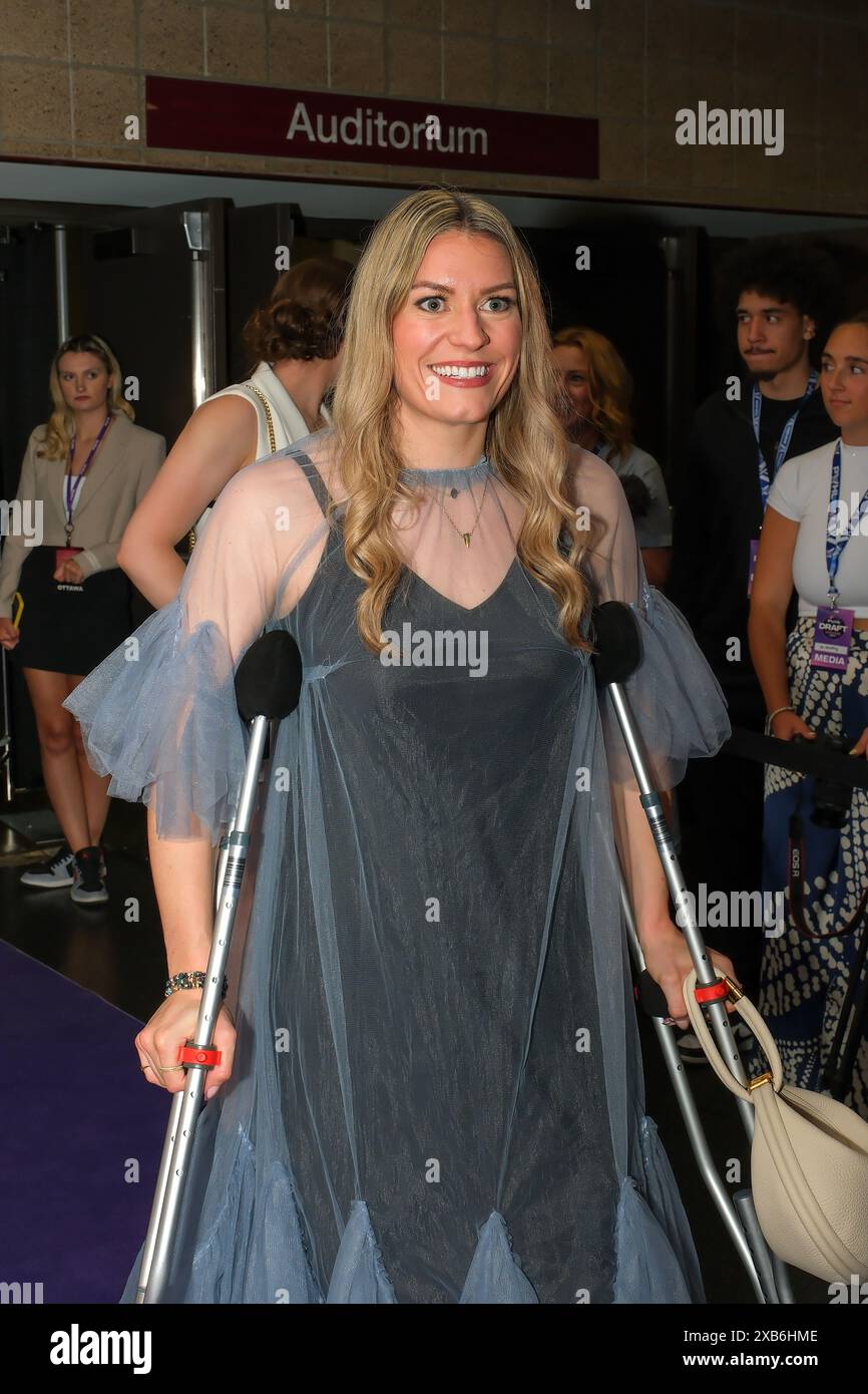 Minneapolis, Minnesota, USA. 10th June, 2024. NATALIE SPOONER of PWHL ...