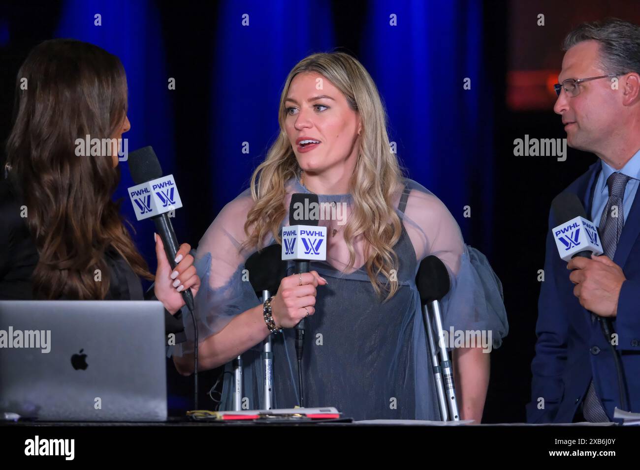 Minneapolis, Minnesota, USA. 10th June, 2024. NATALIE SPOONER of PWHL ...