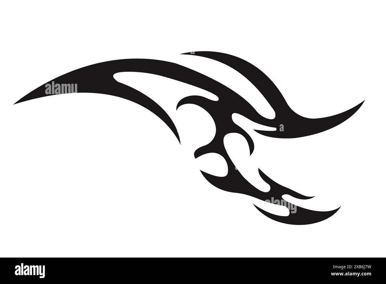 Neo tribal y2k wings flame aesthetic tattoo gothic cover, fire or wings ...