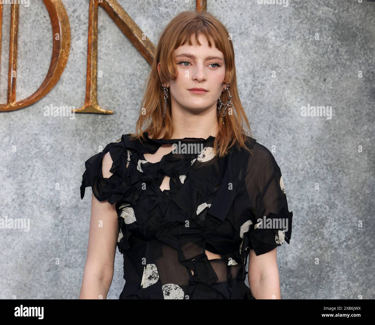 London, UK. 10th June, 2024. Phia Saban attends the House Of The Dragon ...