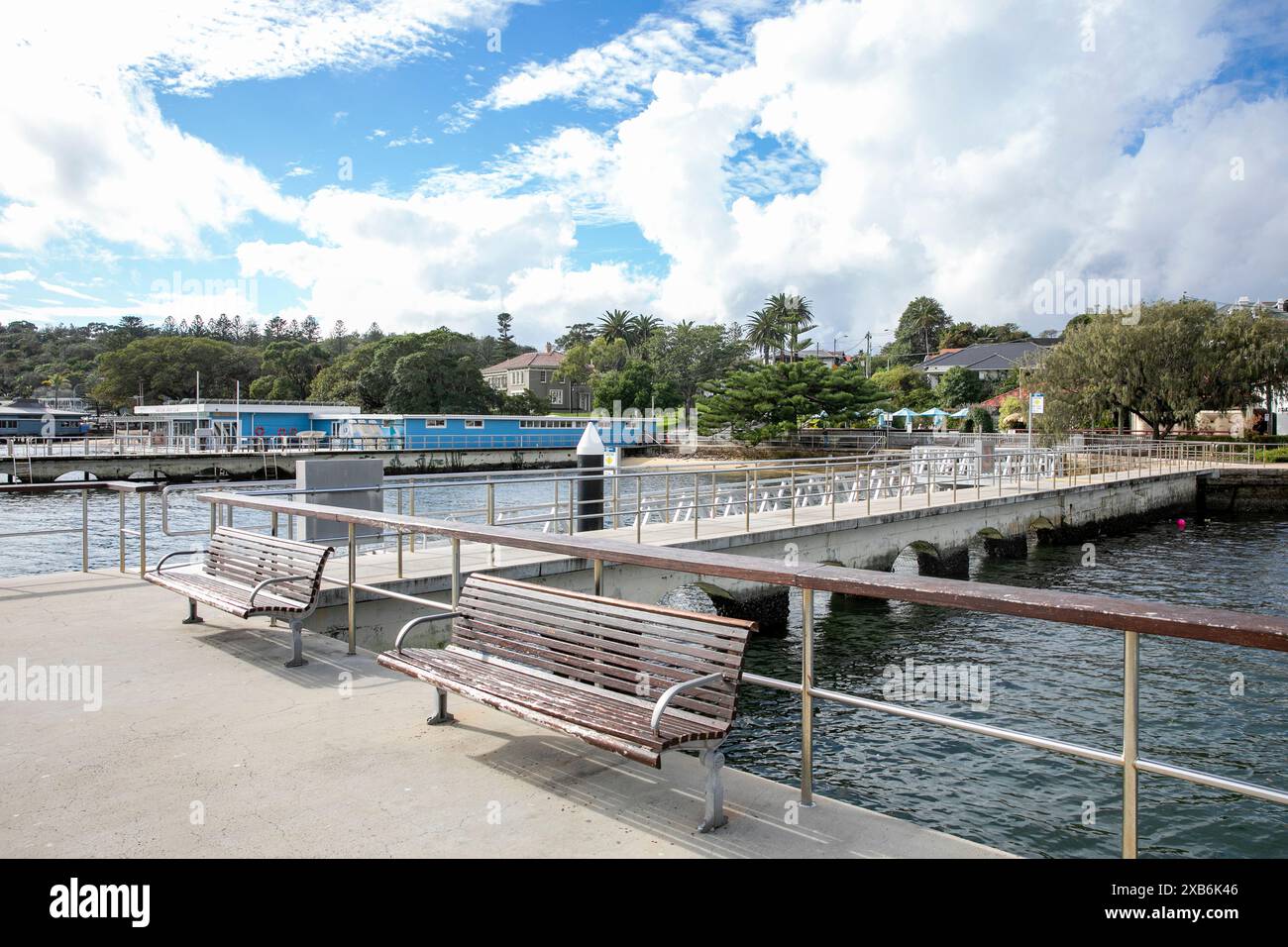 Watsons Bay Sydney and harbour wharf,Sydney eastern suburbs,NSW ...
