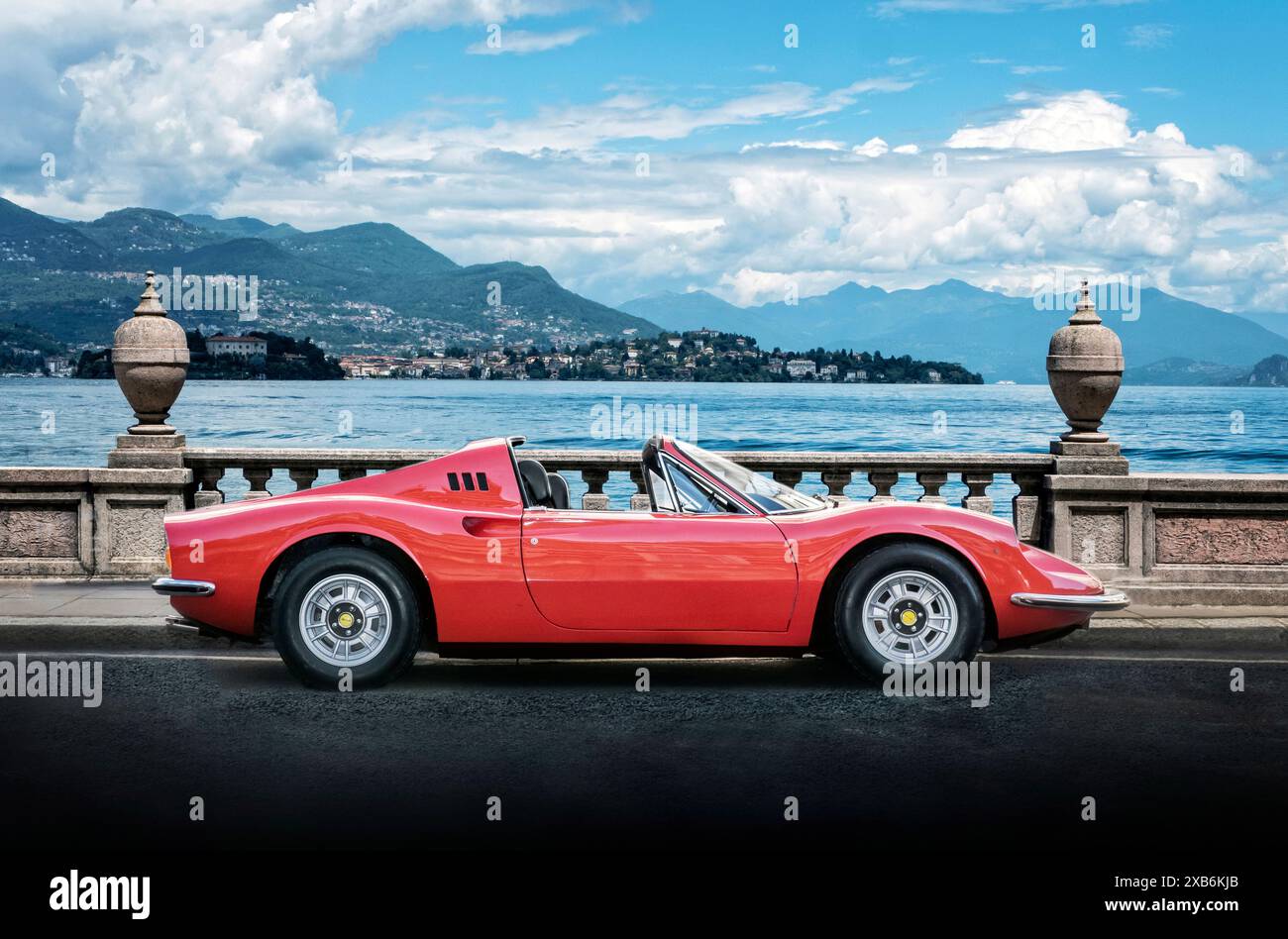 1972 Ferrari Dino 246 Spider Stock Photo - Alamy