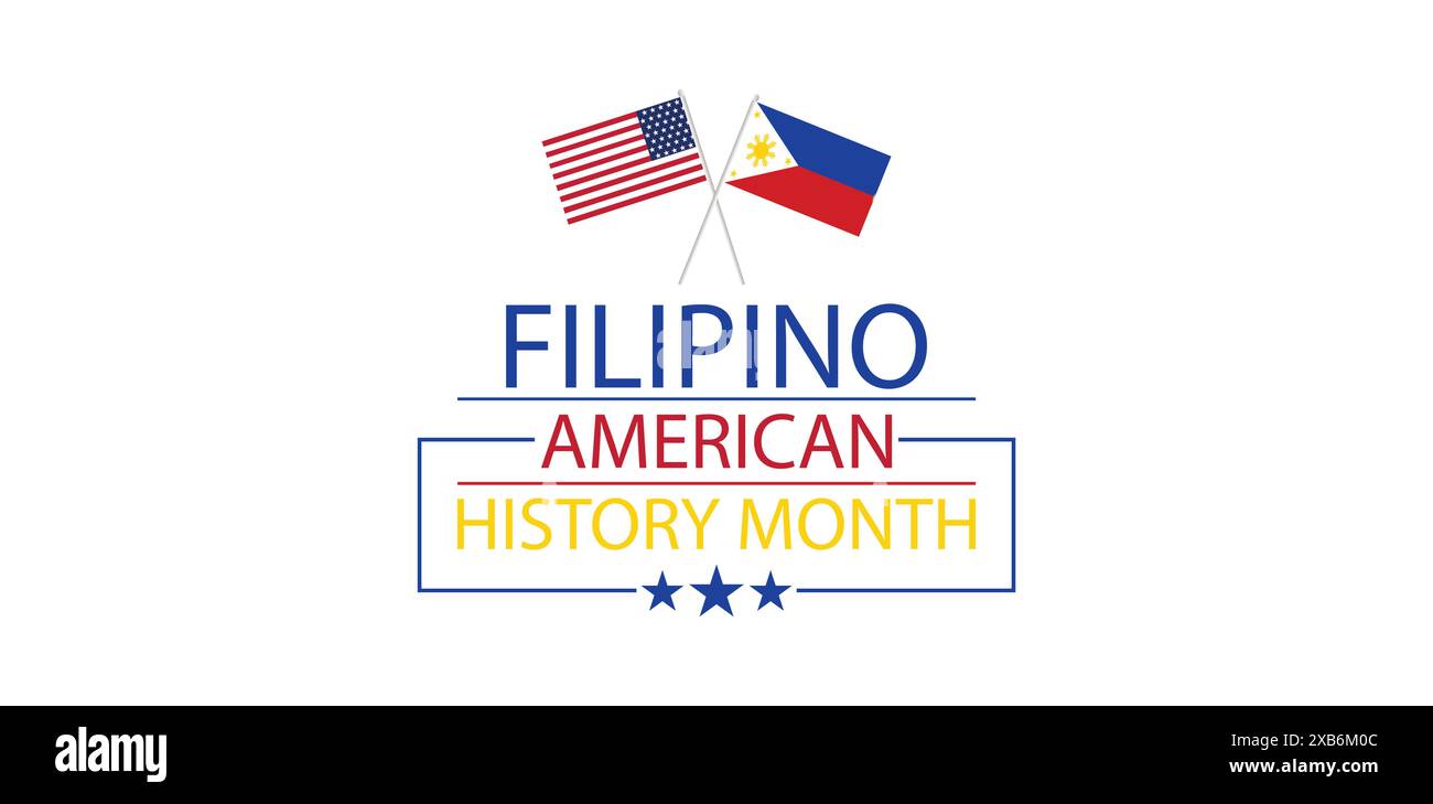 Celebrating Filipino American Heritage History Month with USA Flag ...