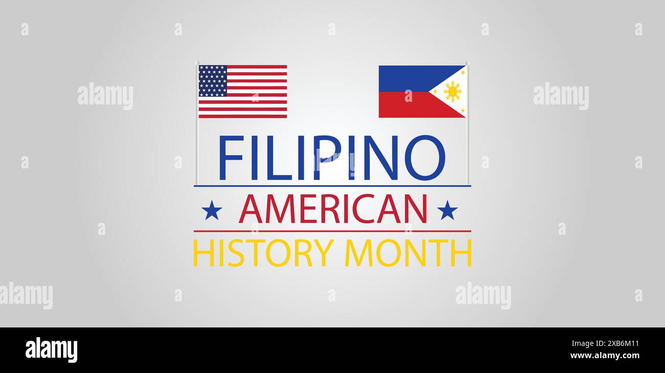 Celebrating Filipino American Heritage History Month with USA Flag ...