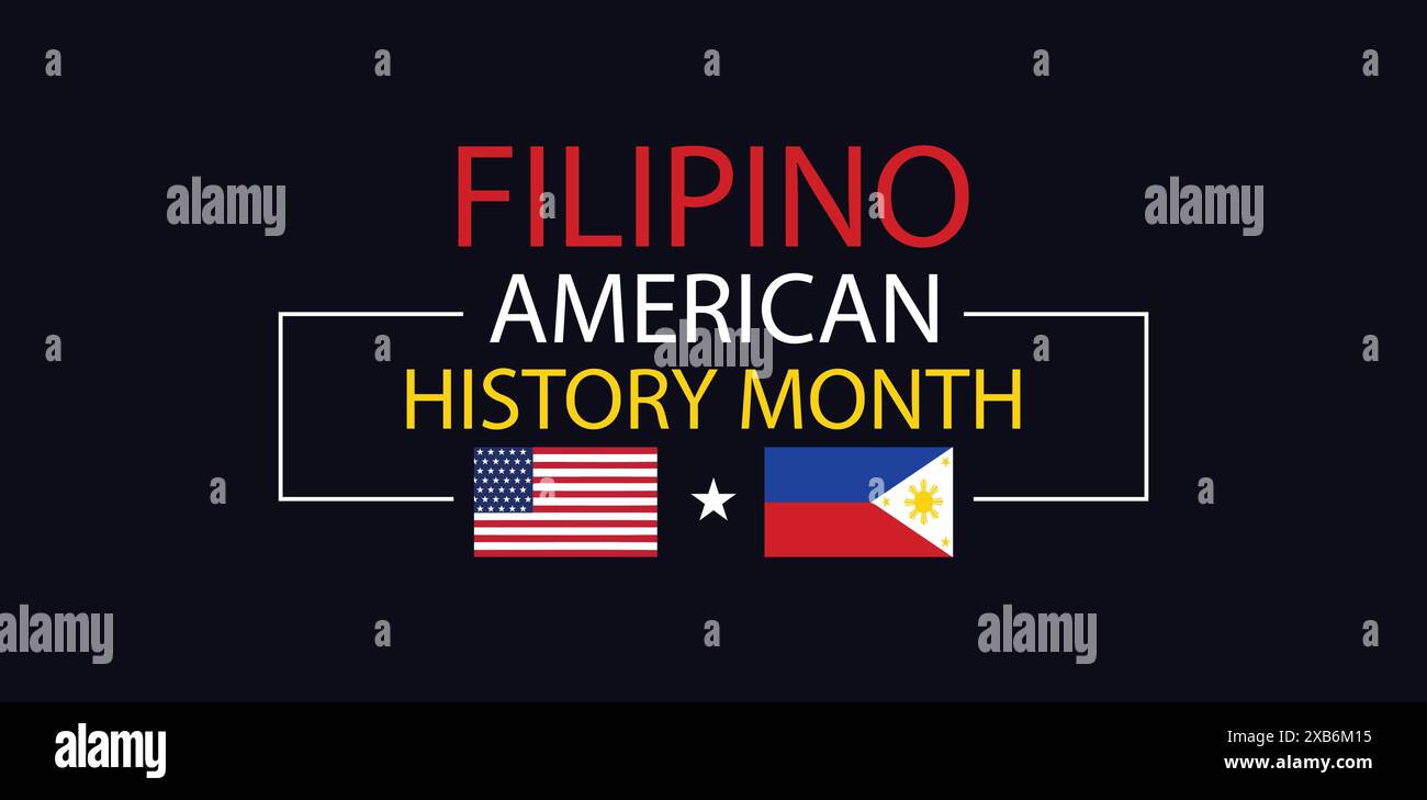 Celebrating Filipino American Heritage History Month with USA Flag ...