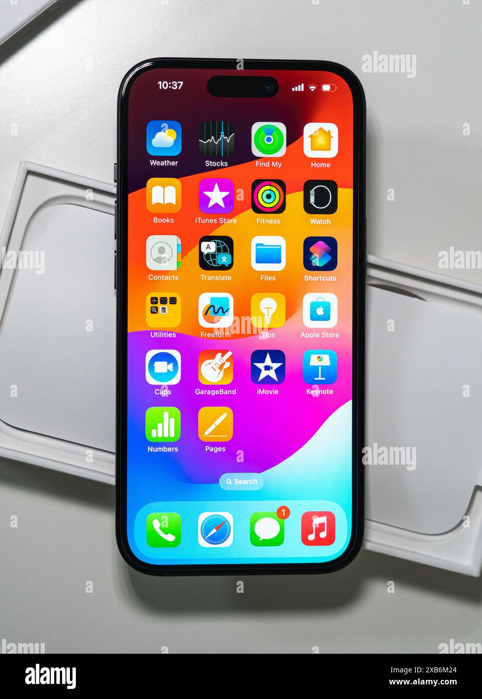 The iPhone 15 features a 6.1-inch display with Super Retina XDR OLED ...
