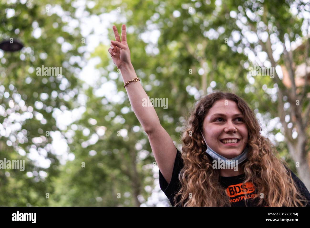 Toulouse, France. 10th June, 2024. Activists and demonstrators take ...